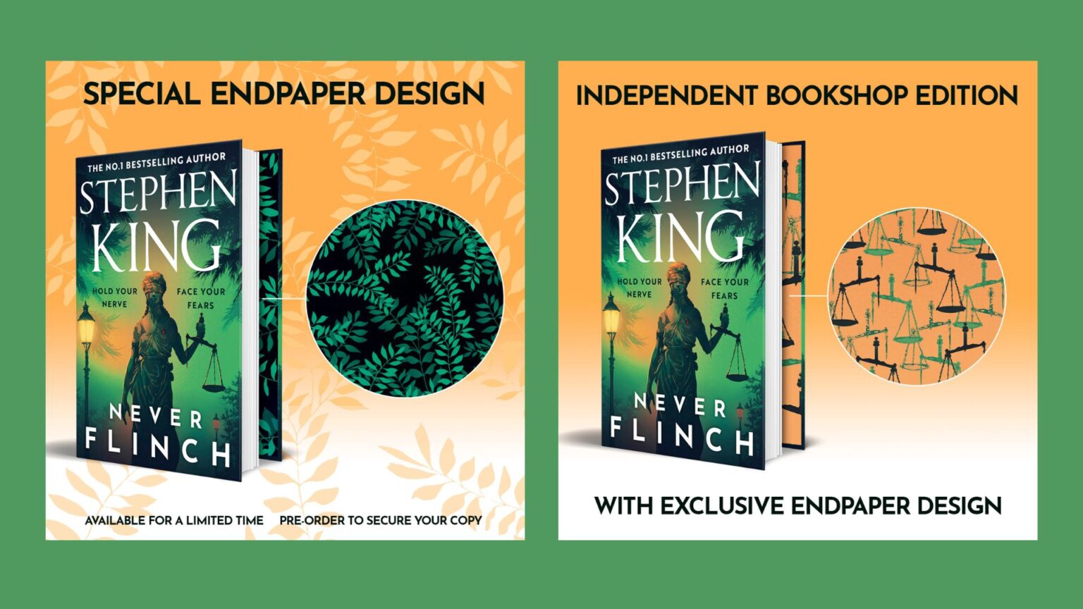 Never Flinch: Exciting Updates - Stephen King Books